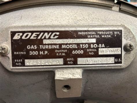 The Boeing T50 Engine: Powering Aviation’s First Gas Turbine ...
