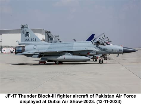 Pakistan Secures New Export Deal for JF-17 Block III at Dubai Airshow ...