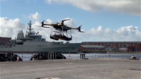 British Royal Navy Deploys Malloy Heavy Lift Drone Aboard HMS Prince of ...