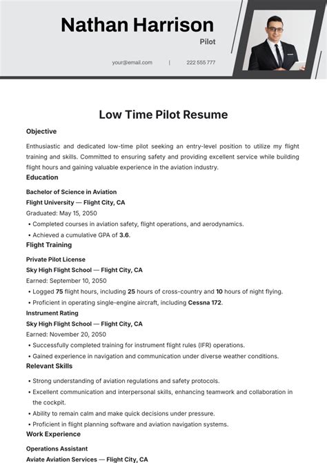 Crafting the Perfect Pilot Resume: A Comprehensive Guide - Bolt Flight