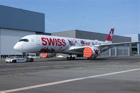 Airbus A350 Unveiling: SWISS Honors National Identity with Breathtaking ‘Wanderlust’ Livery ...