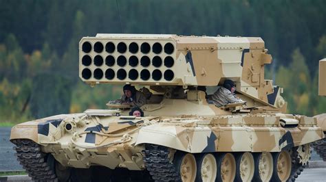 Russia Deploys New TOS-1A Solntsepek Flamethrowers With Advanced Anti ...