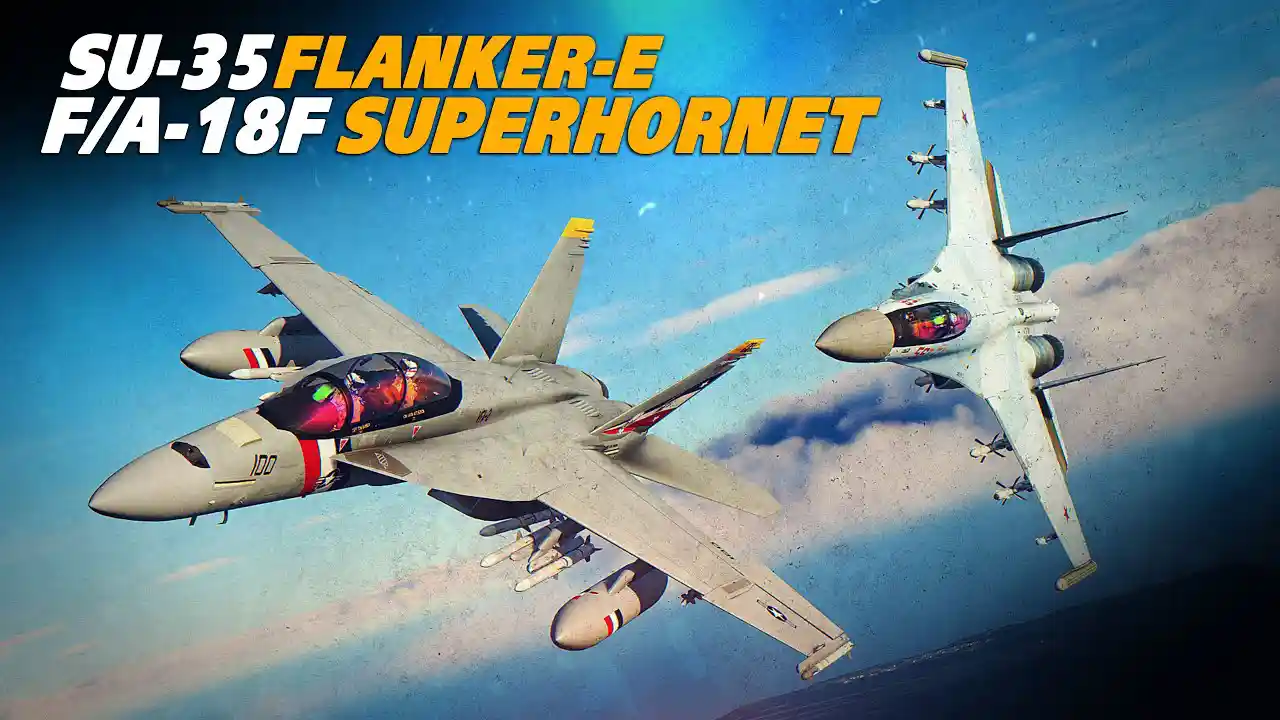 F/A-18 Super Hornet vs. Sukhoi Su-35 Flanker-E: A Detailed Comparison - Bolt Flight