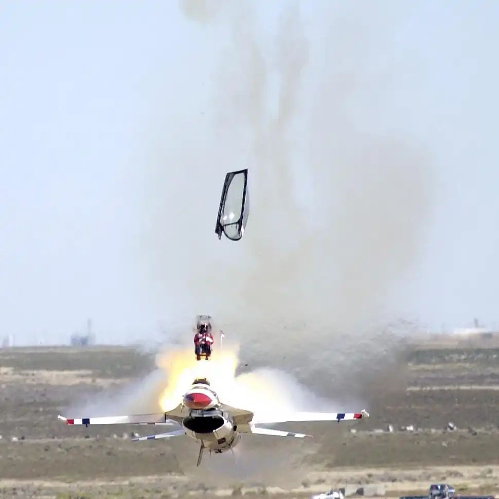 Thunderbird Pilot Ejects: The Dramatic Escape of CAPT Chris Stricklin ...