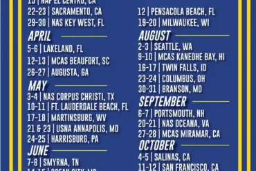 The Blue Angels 2025 Air Show Schedule: A Comprehensive Guide - Bolt Flight