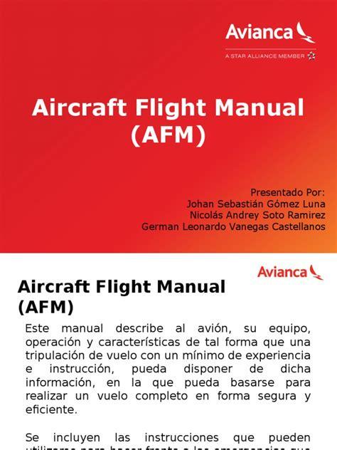 Aircraft Flight Manual (Afm) - Bolt Flight