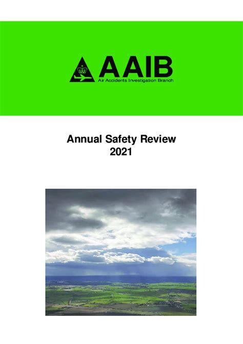 Annual Safety Review 2021 Aaib - Bolt Flight
