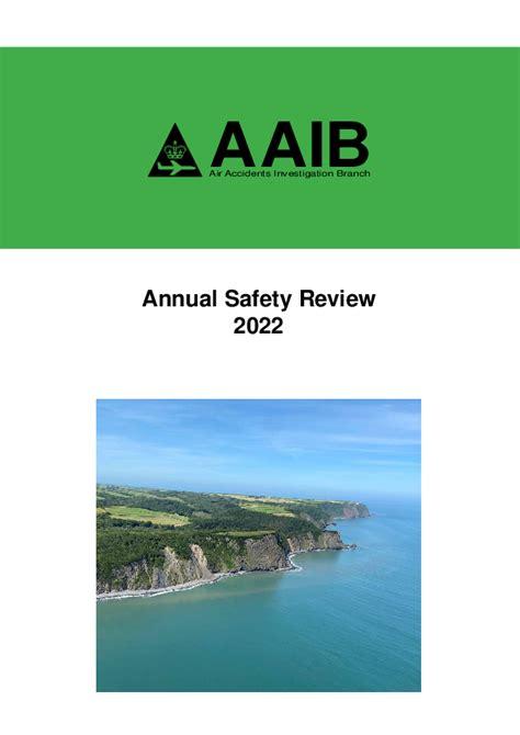 Annual Safety Review 2022 Aaib - Bolt Flight