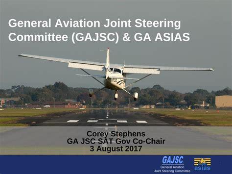 General Aviation Joint Steering Committee (Gajsc) - Bolt Flight