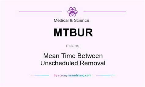 Mean Time Between Unscheduled Removal (Mtbur) - Bolt Flight