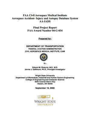 National Aviation Safety Data Analysis Centre Database (Nasdac) - Bolt ...