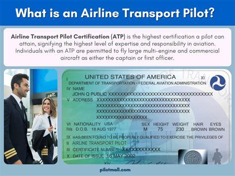 Airline Transport Pilot Licence: The Pinnacle of Aviation Certification ...