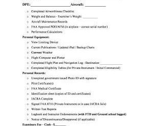 Checkride Checklist: Everything You Need to Pass Your FAA Practical ...