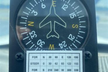 Understanding the Deviation Card in Aircraft Magnetic Compasses ...