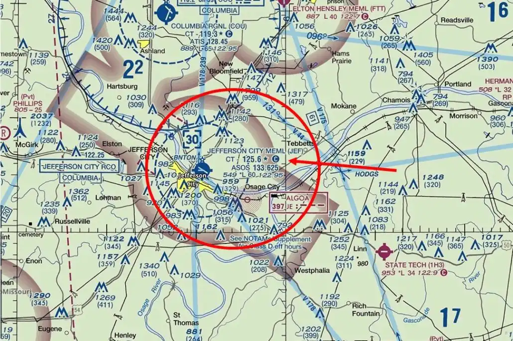 How to Find the Right Frequency for Flight Following on a Chart - Bolt ...