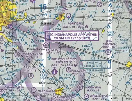 How to Find the Right Frequency for Flight Following on a Chart - Bolt ...