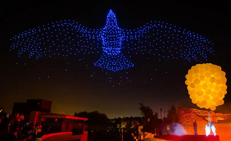 Drone Light Shows: The Future of Aerial Spectacle - Bolt Flight