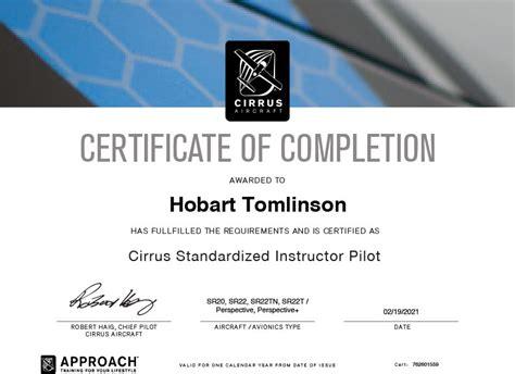 What Does It Take to Become a Cirrus Standardized Instructor Pilot ...