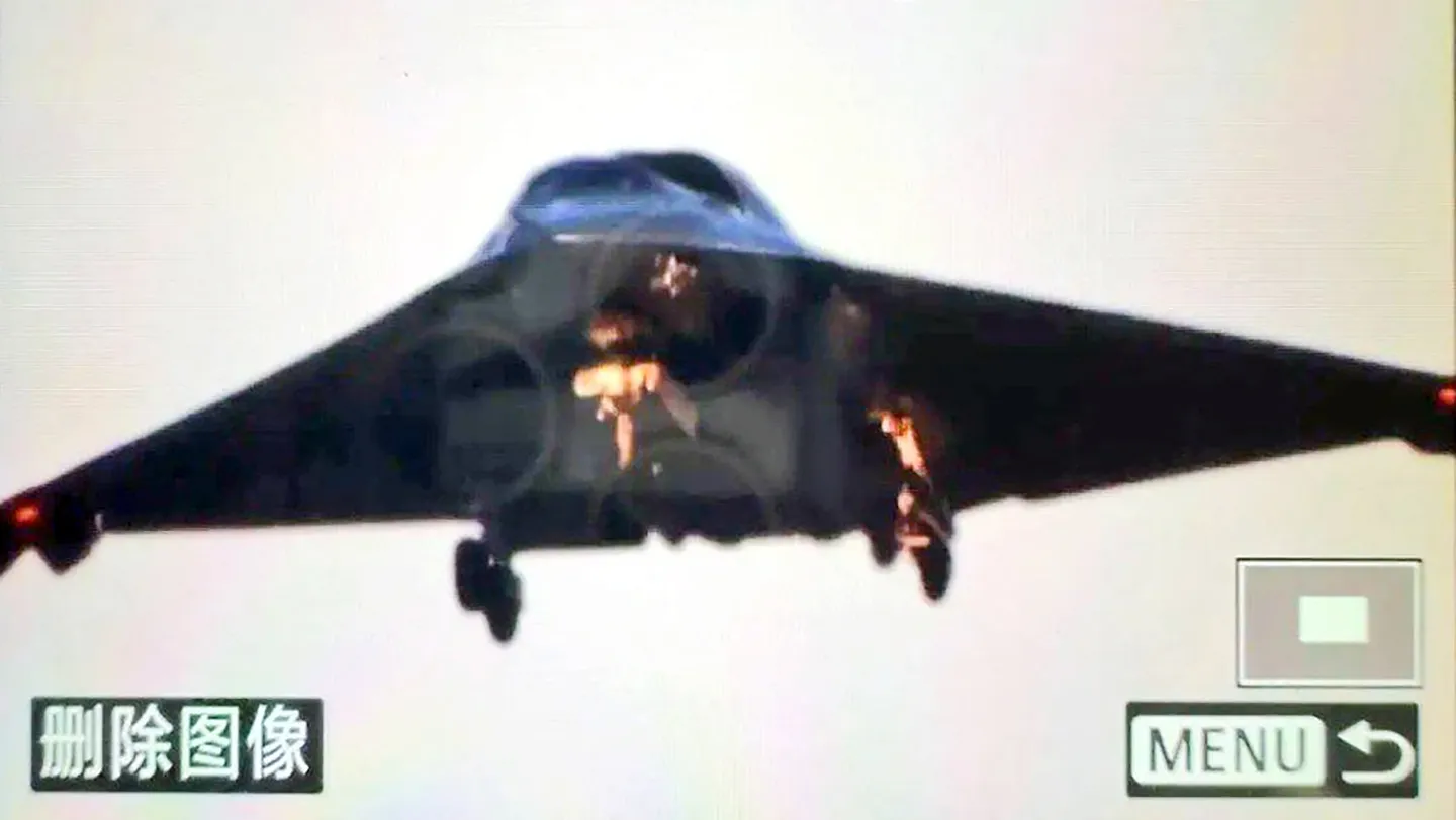 China’s J-36 Stealth Jet Revealed Head-On for the First Time, Exposing ...