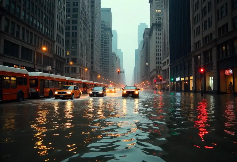 Chicago Faces Catastrophic Flash Flooding: Streets Submerged and Travel ...