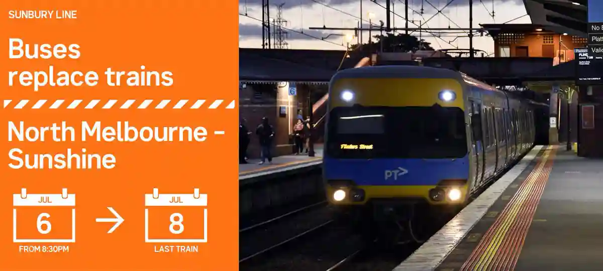 Melbourne Tourism Faces Disruption: Sunbury Line Buses Replace Trains ...