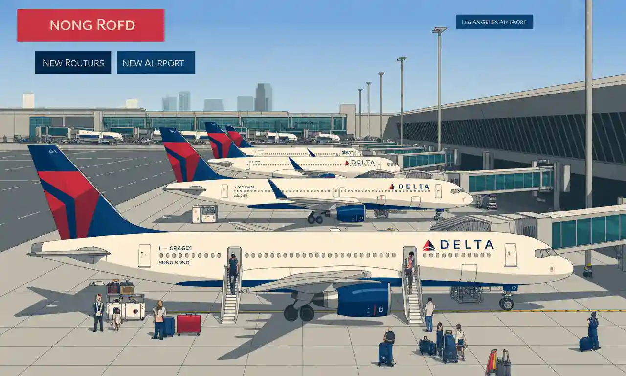 Delta Air Lines Launches Strategic Routes from LAX to Hong Kong and ...