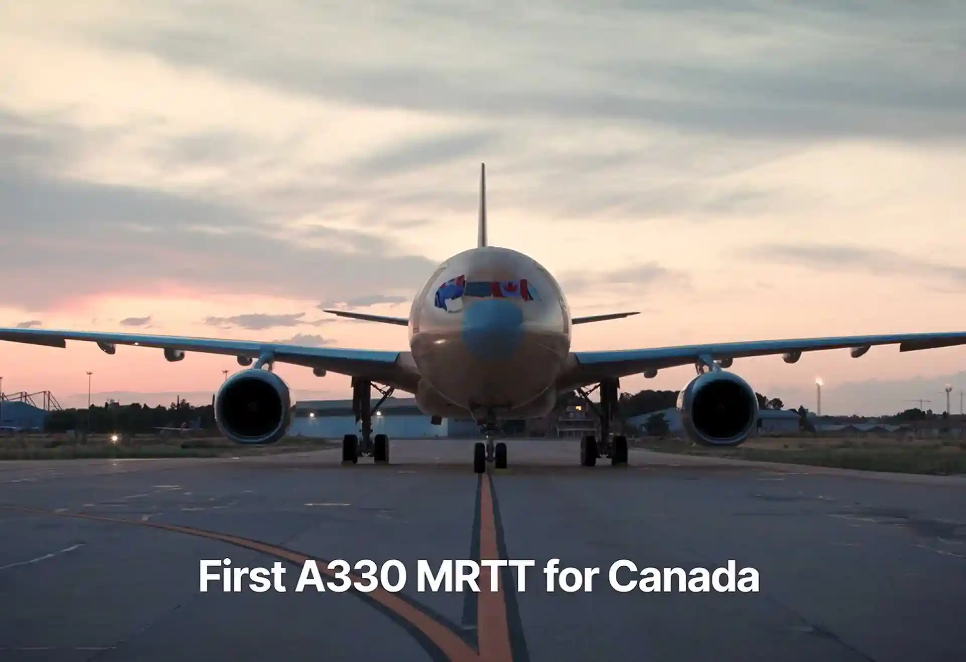 First Airbus A330 Lands in Spain for Conversion into Tanker for Royal ...