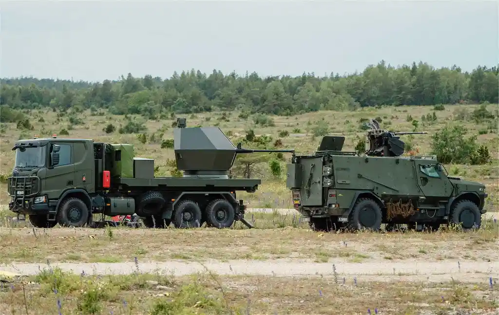Swedish Army Unveils Mobile Counter-Drone Platforms Armed with 30mm and ...