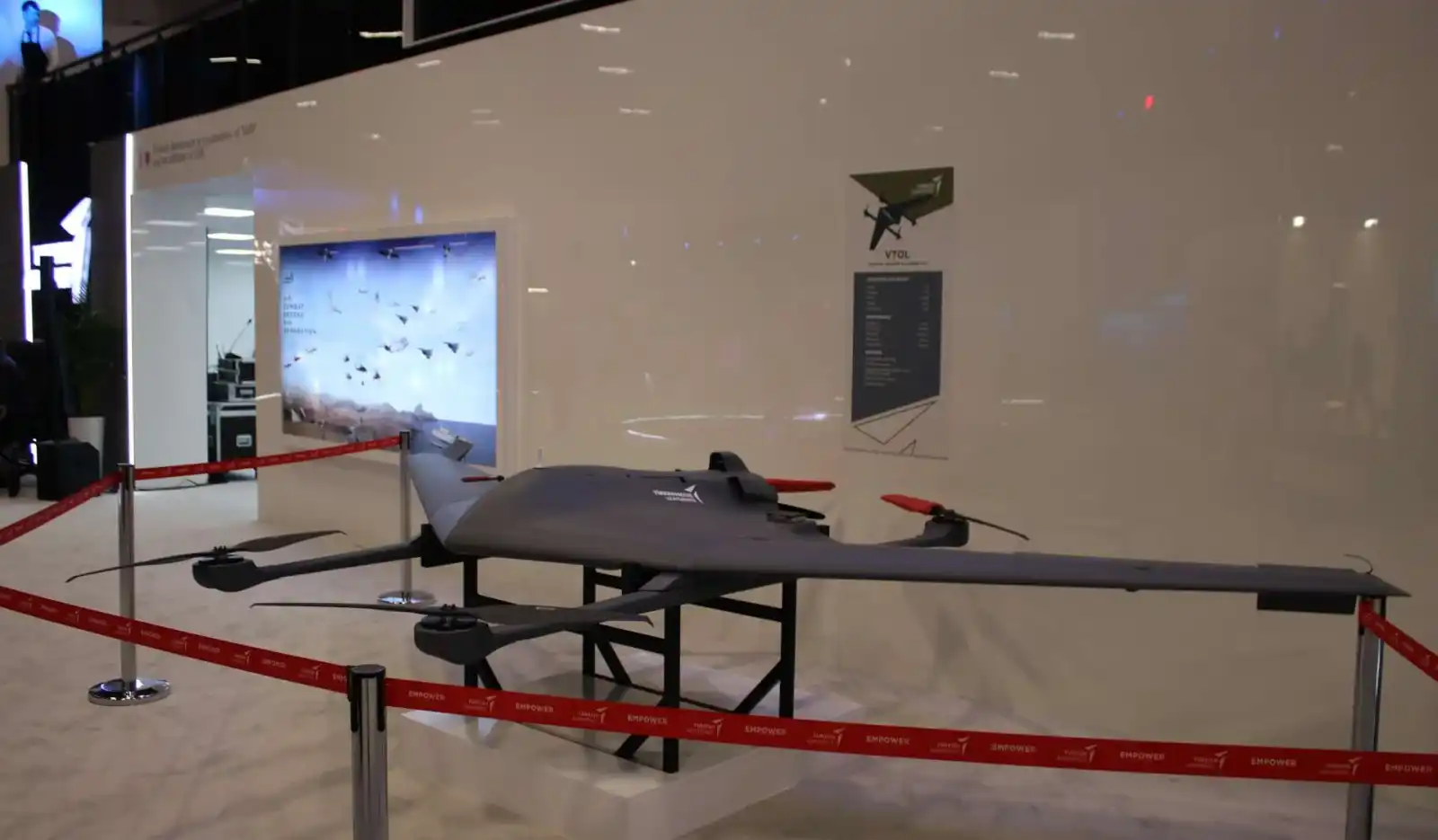 Turkish Aerospace Industries Unveils New VTOL Drone at IDEF 2025 with ...