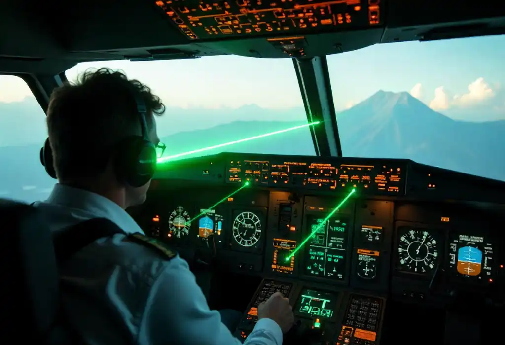 Why Laser Pointers Can Be Dangerous For Airplanes - Bolt Flight