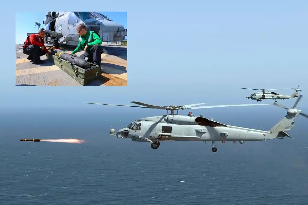 USS Roosevelt Deploys MH-60R Seahawks Armed with Hellfire Missiles in ...
