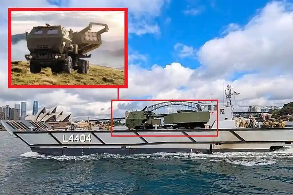 Australia Tests HIMARS Rocket Launcher Aboard HMAS Canberra, Marking A ...