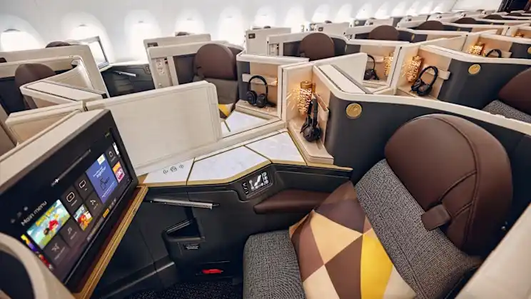 Etihad Business Class: Which Rows Face Forward on the Boeing 787-9 ...