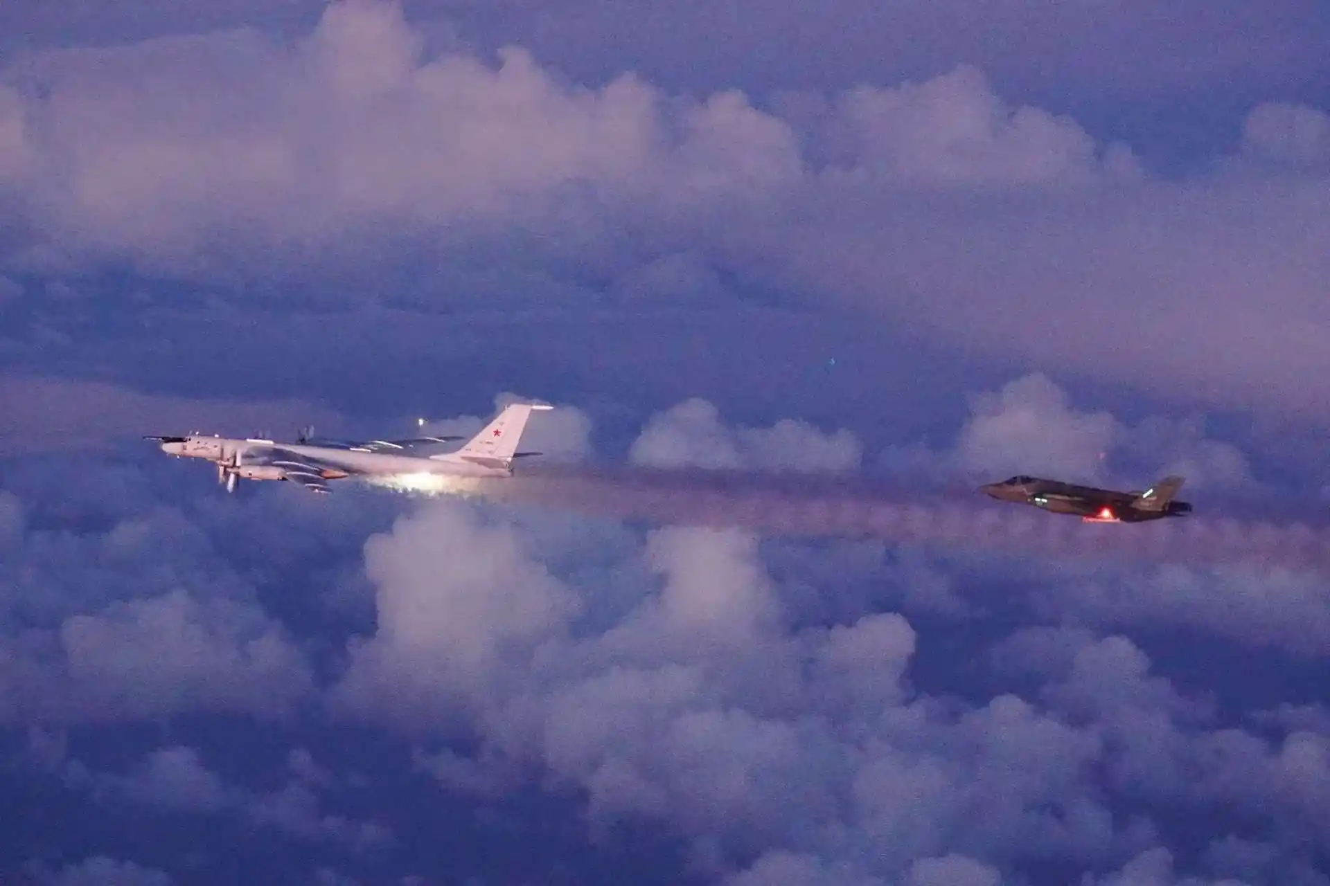 Norwegian F-35s Intercept Russian Tu-142 Bear-F Maritime Patrol ...