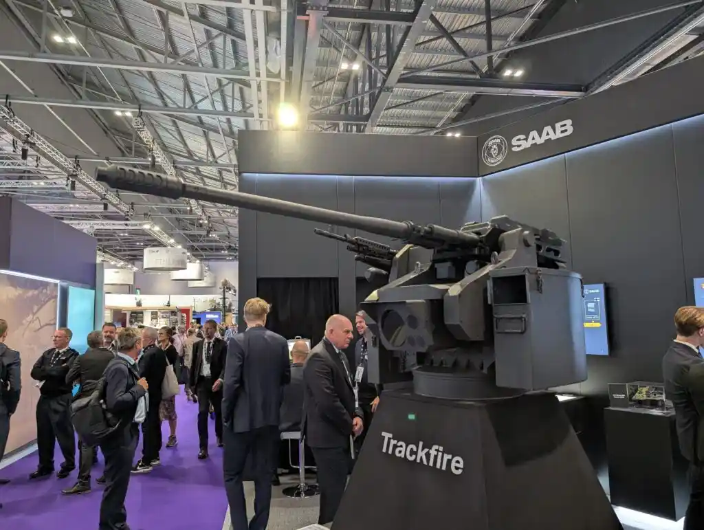 Sweden Bolsters Counter-Drone Defenses with Saab Trackfire ARES 30 mm ...