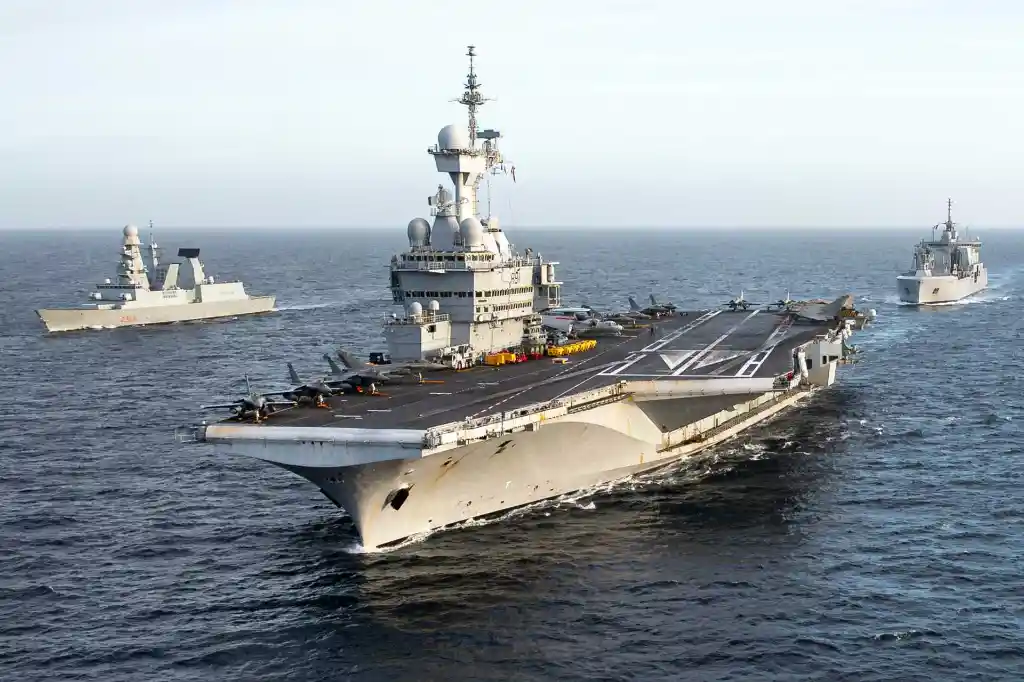 France Deploys Nuclear Carrier Charles de Gaulle Strike Group to ...