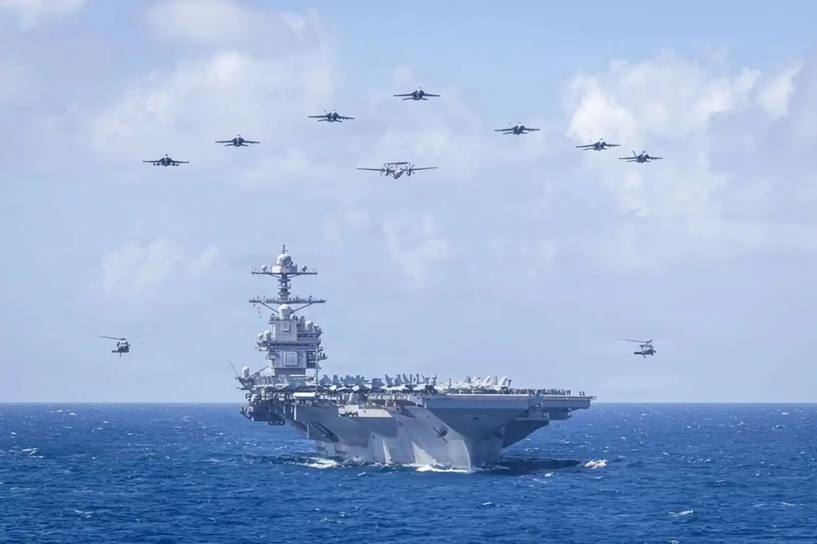 U.S. Navy Surges USS Gerald R. Ford to Eastern Mediterranean for Second ...