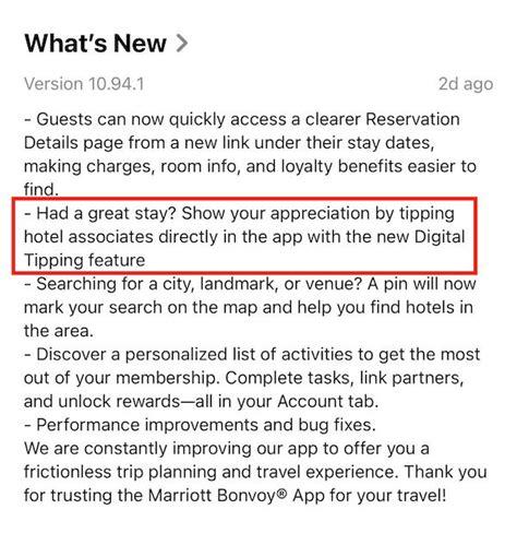 Marriott’s New In-App Digital Tipping Feature Sparks Debate Among ...
